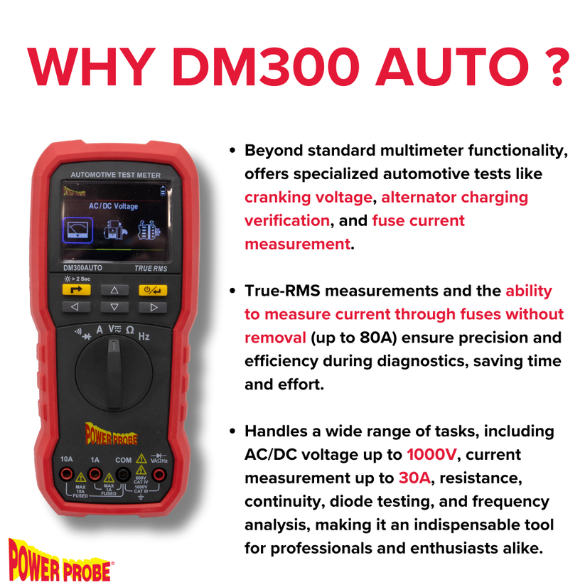 Power Probe DM300AUTO - Digital Multimeter