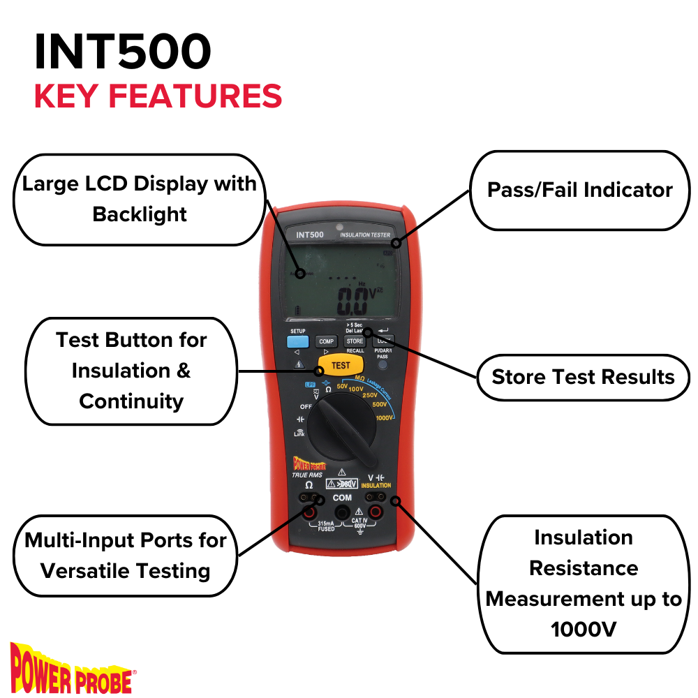 Power Probe INT500 Insulation Tester