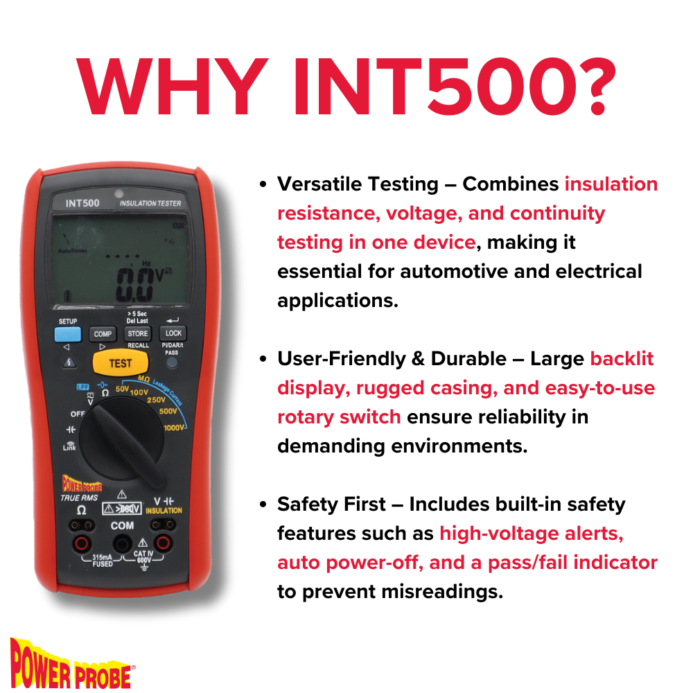 Power Probe INT500 Insulation Tester